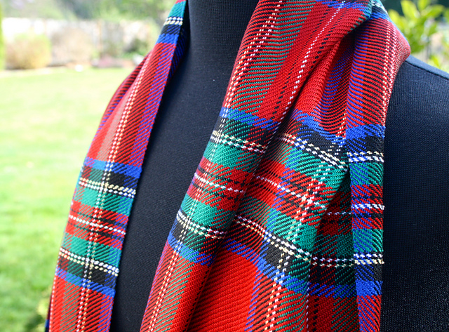 Ravelry: Weever's Royal Stewart Scarves