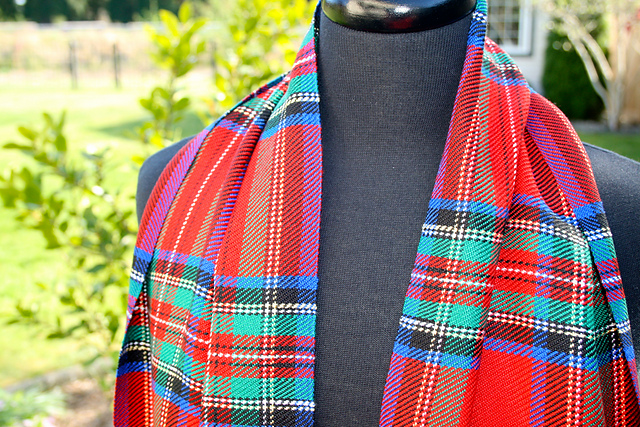 Ravelry: Weever's Royal Stewart Scarves