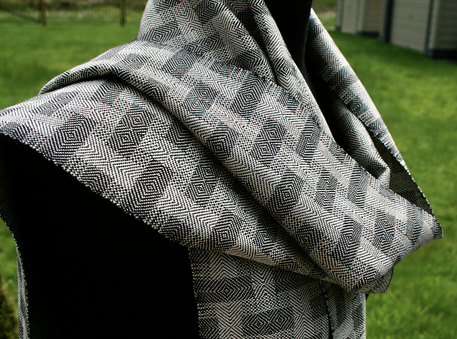 Ravelry: Weever's Basket Weave & Goose Eye Twill Silk Scarves