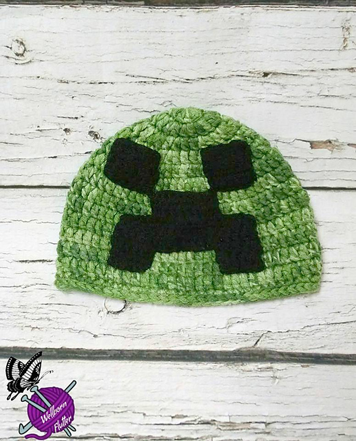 Ravelry: Creeper Minecraft Applique pattern by Wellborn Flutter
