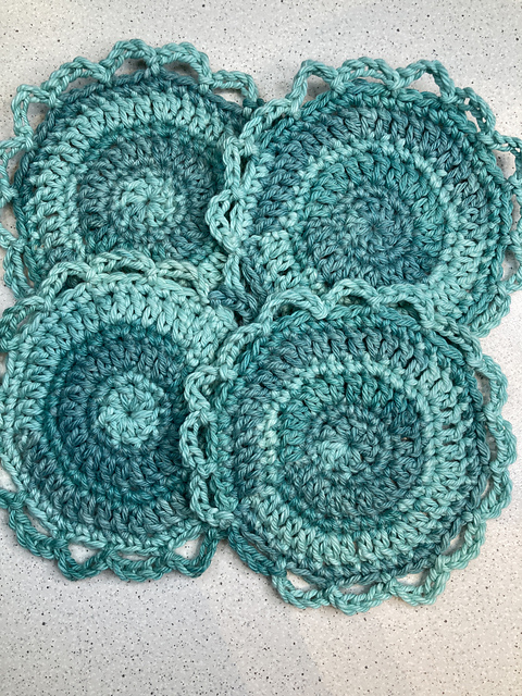 Ravelry: Round Drink Coasters pattern by Wendy Serrao