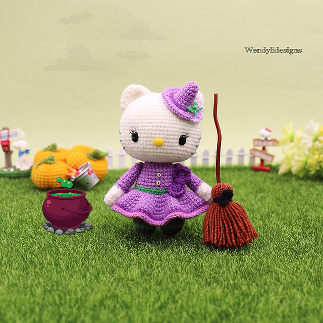 Ravelry: Kitty witch pattern by Wendy Li