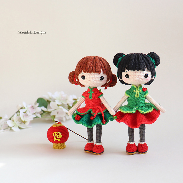 Ravelry: The Chinese girl Aling pattern by Wendy Li