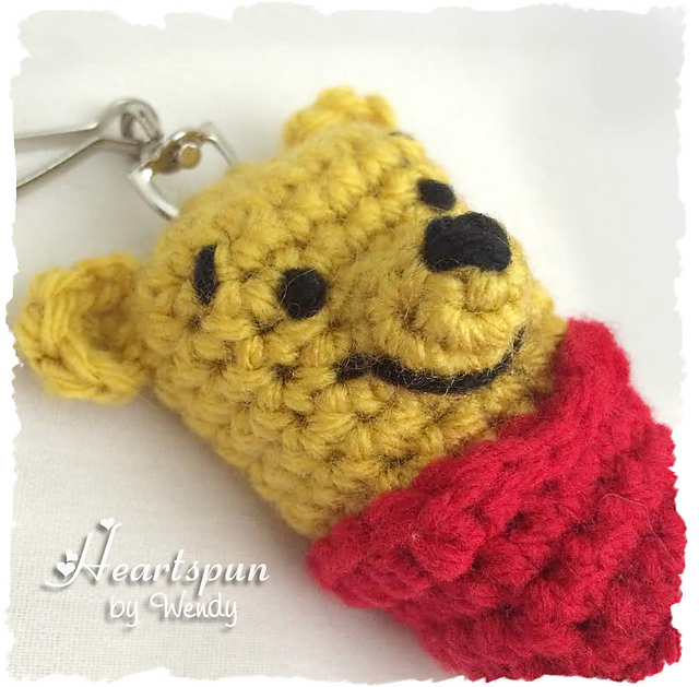 Ravelry: Winnie the Pooh Hand Sanitizer Holder pattern by Wendy Connor