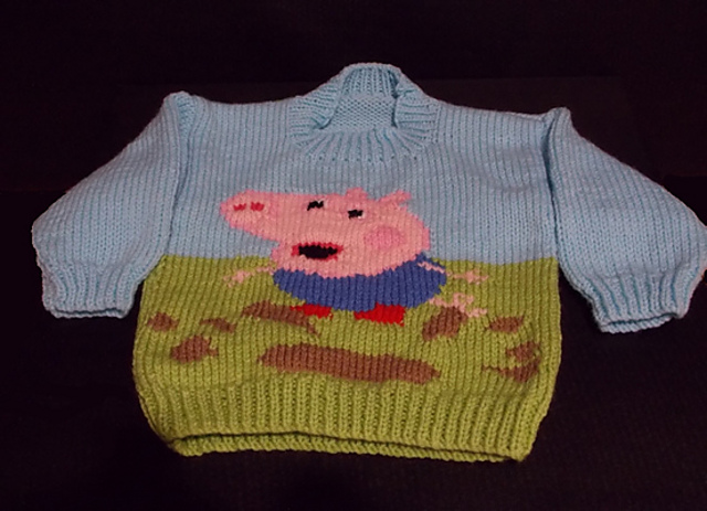 Ravelry: My George Pig Jumper pattern by Wendys Boutique