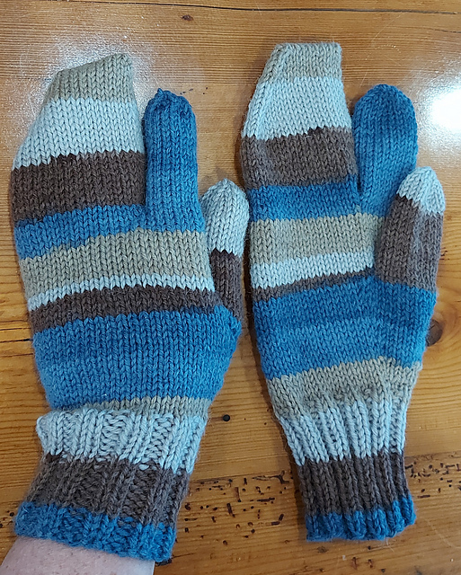 Ravelry: Trigger Mittens, Eh? pattern by Wendy van Leeuwen