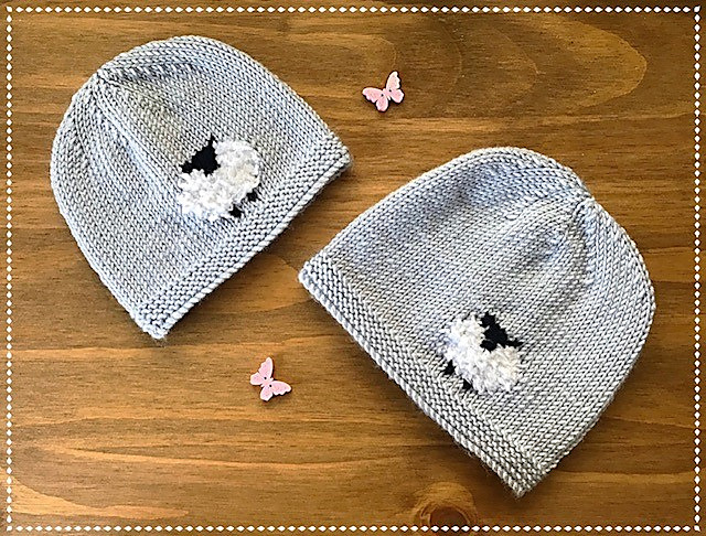 Ravelry: Lamb Baby Hat pattern by Rhona Larkin