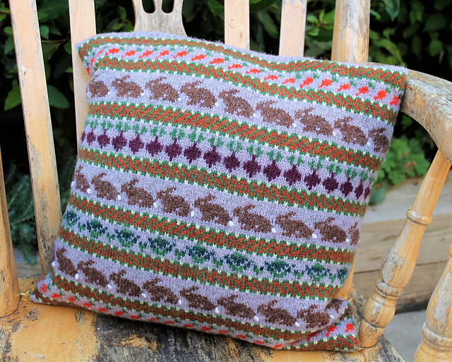 Ravelry: Garden Path Cushion pattern by Claire Neicho