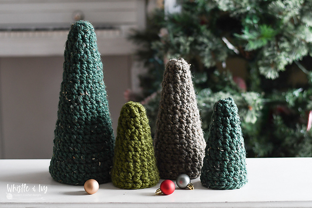Ravelry: Rustic Cone Trees pattern by Bethany Dearden