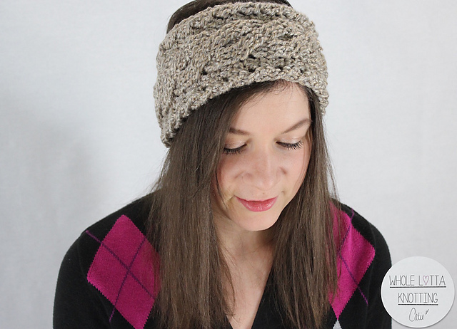 Ravelry: Arabel Cable Headband Ear Warmer pattern by Catie Sheeran