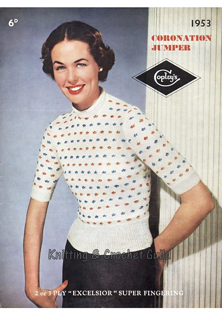 Ravelry: Coronation Jumper pattern by Copley