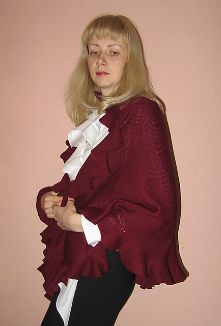 Ravelry: Wildhoney's Machine Knit Shawl "Kate" pattern by Natalia Shulikina