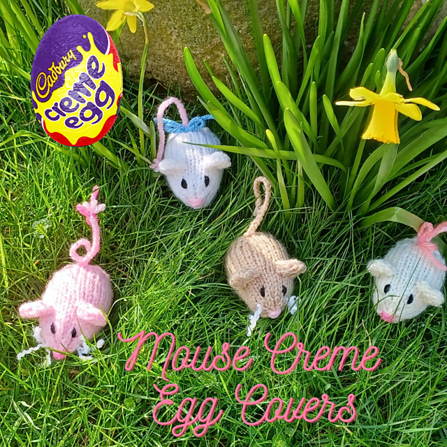 Ravelry: Easter Mouse Creme Egg Covers pattern by Claire Munday
