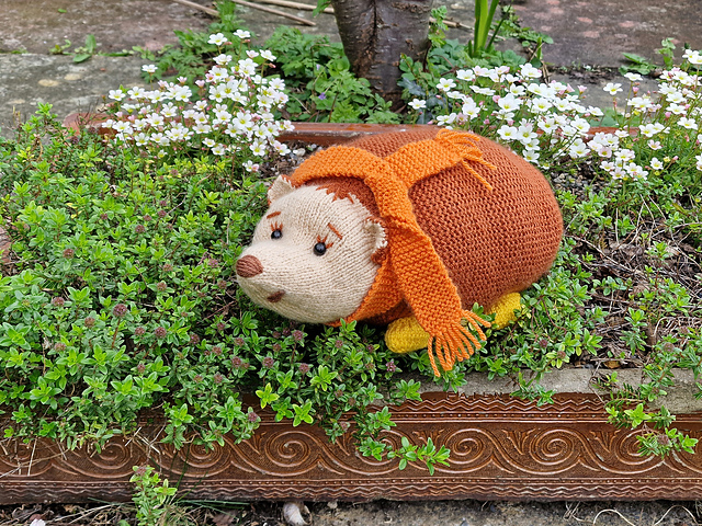 Ravelry: Autumn Hedgehog Stuffed Toy pattern by Claire Munday