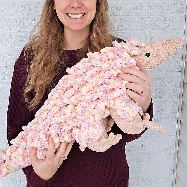 Ravelry: Aureli the Pangolin (Plush) pattern by Emily Nigro