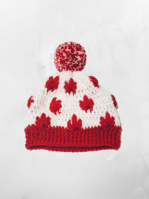 Ravelry: Canadian Patriotic Hat pattern by Wilma Westenberg