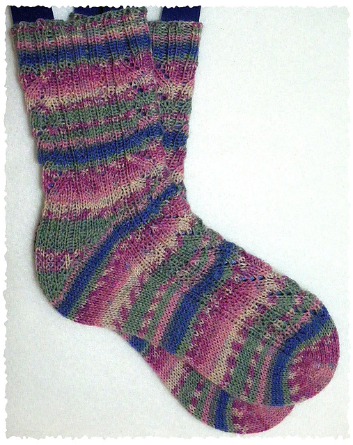 Ravelry: Dreaming Of Spring Toe-Up Socks pattern by Wilma Becker