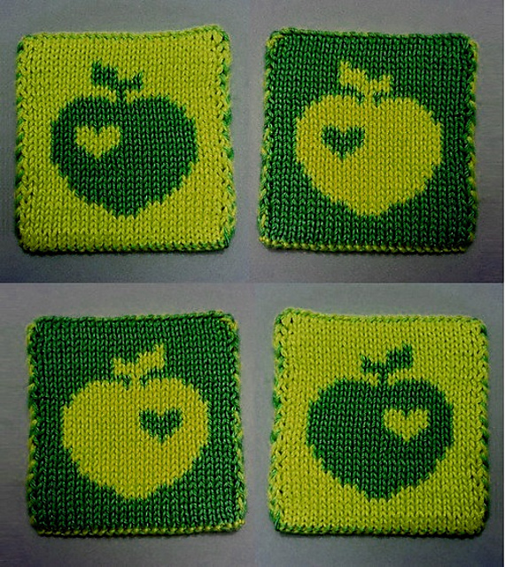 Ravelry: Apple Coaster pattern by Wineta