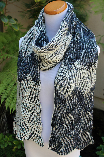 Ravelry: Braided Zebra Scarf pattern by Pam Jemelian