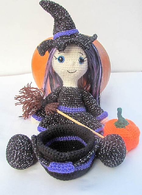 Ravelry: Sparkle Witch Doll pattern by Wistfully Woolen