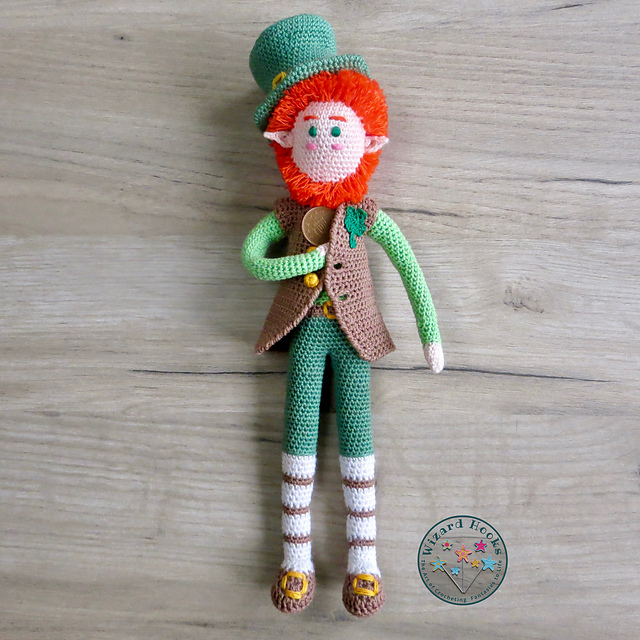 Ravelry: Rory The Leprechaun Amigurumi pattern by Anna Mackey