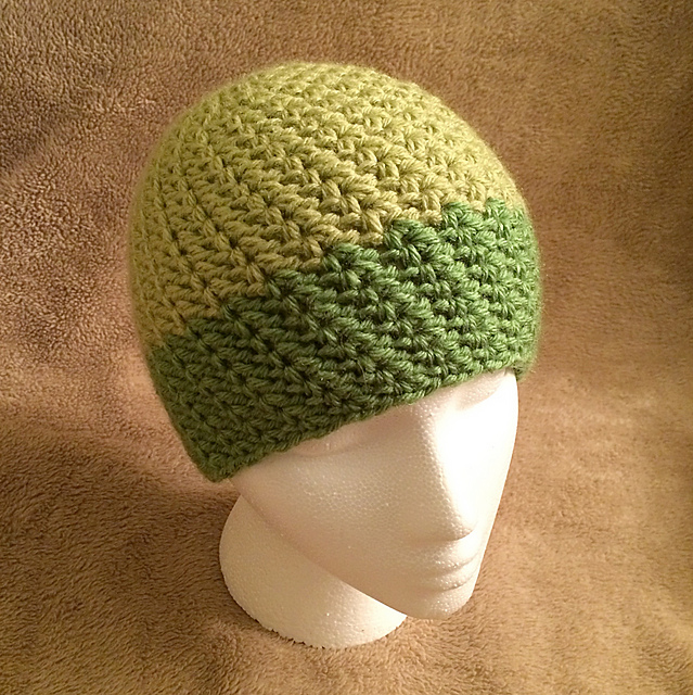 Ravelry: Modified V-Stitch Women's Beanie pattern by Amanda @TheRKCrochet