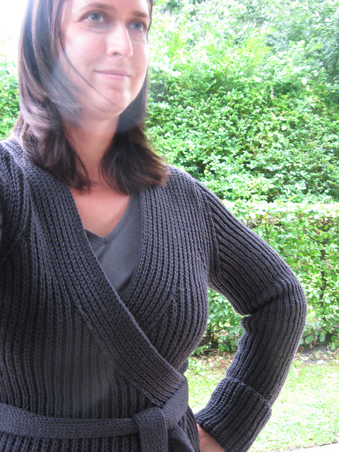 Ravelry: 20 Brown Wrap Jacket pattern by Rebecca Design Team