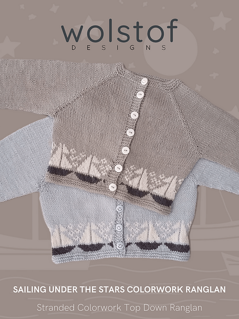 Ravelry: Sailing Under the Stars Cardigan pattern by Wolstof Designs