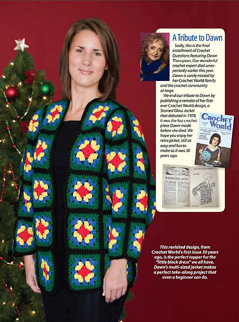 Ravelry: Stained Glass Jacket Revisited pattern by Dawn Thompson