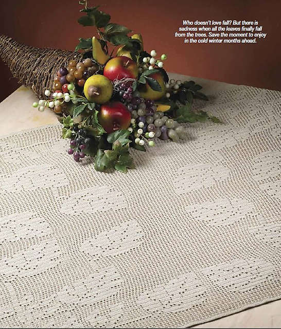 Ravelry: Autumn Table Topper pattern by Yana Oulisko