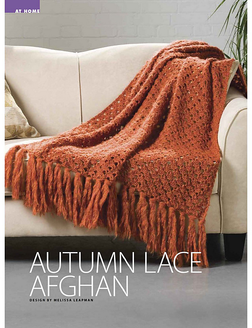 Ravelry: Autumn Lace Afghan pattern by Melissa Leapman