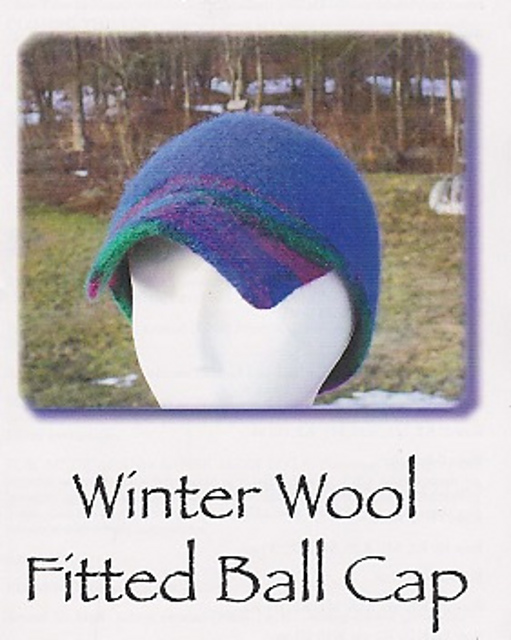 Ravelry: Winter Wool Fitted Ball Cap pattern by Sherry Ploof