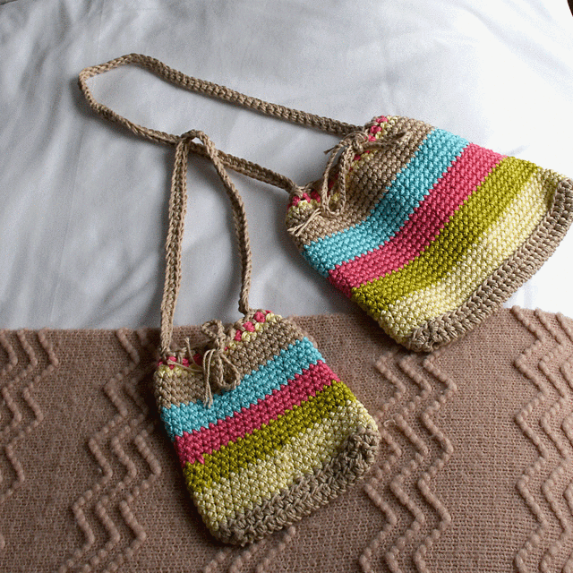 Ravelry: Little Me Bags pattern by Emma Munn