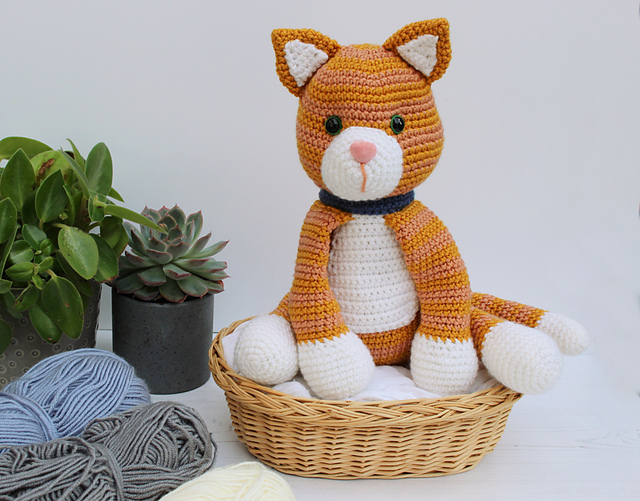 Ravelry: Red Tabby WoolCat pattern by Heather C Gibbs (KCACO.UK)