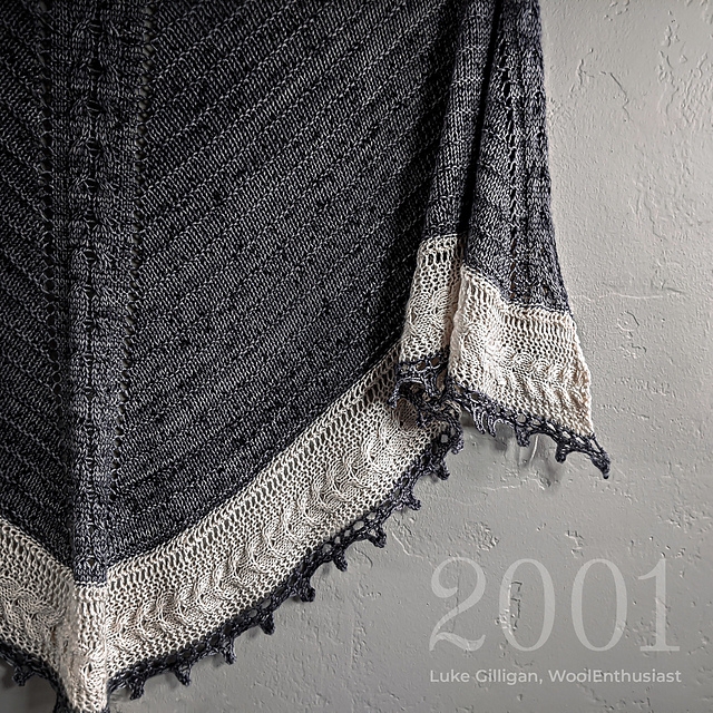 Ravelry: 2001 Shawl pattern by Luke Gilligan