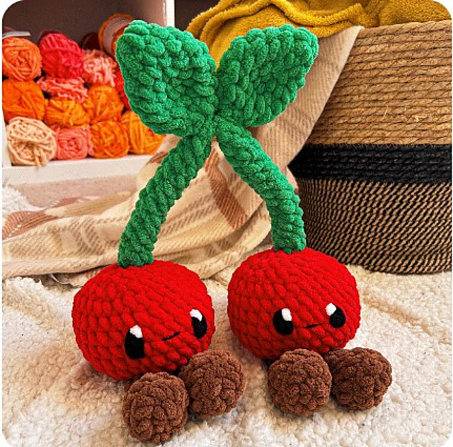 Ravelry: Cherry Pair - 7163 pattern by Eden Crochets