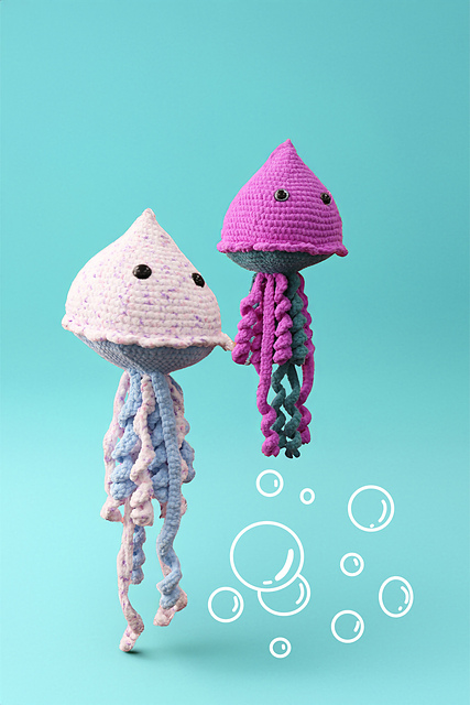 Ravelry: Jeff the Jellyfish - 7151 pattern by Yarnsmiths
