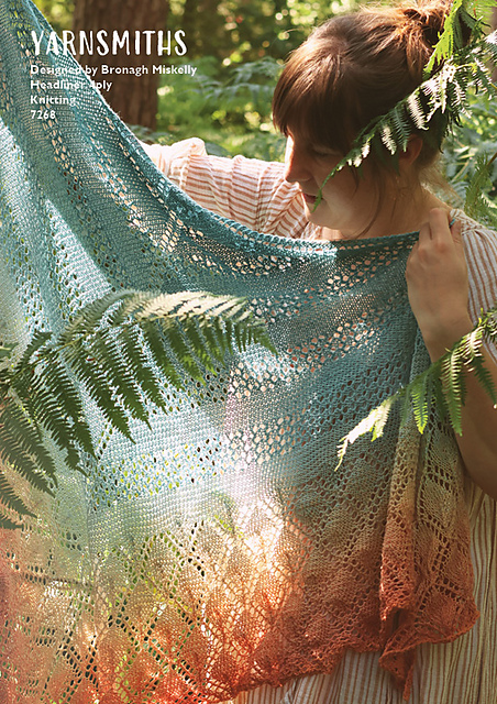 Ravelry: Knitted Headliner Shawl -7268 pattern by Yarnsmiths