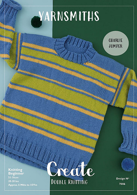 Ravelry: Charlie Jumper 7006 pattern by Yarnsmiths