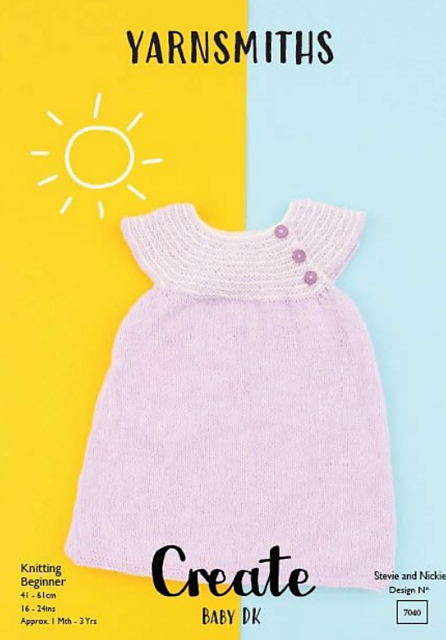 Ravelry: Stevie and Nickie Dress - 7040 pattern by Yarnsmiths