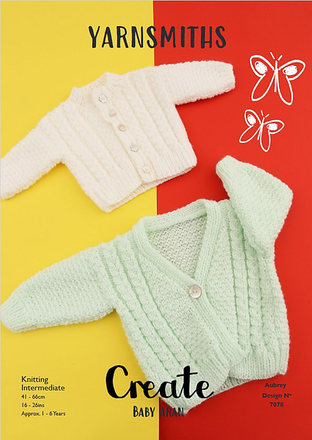 Ravelry: Aubrey Bolero and Cardigan - 7078 pattern by Yarnsmiths