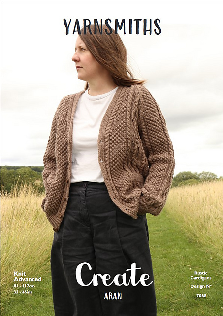 Ravelry: Rustic Cardigan - 7068 pattern by Yarnsmiths