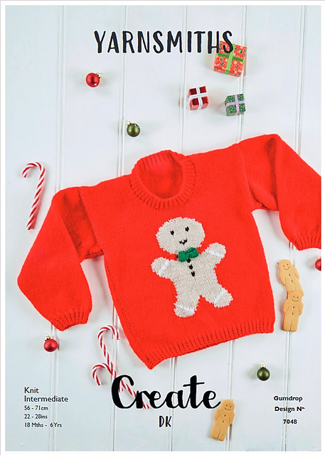 Ravelry: Gumdrop Jumper - 7048 pattern by Yarnsmiths