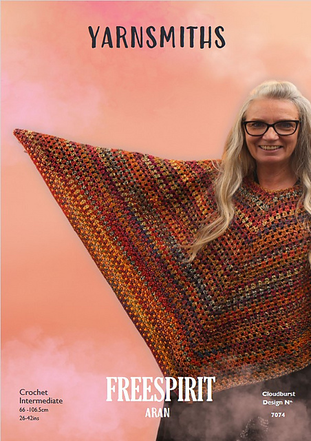 Ravelry: Cloudburst Poncho - 7074 pattern by Yarnsmiths