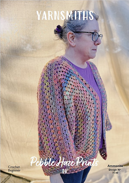 Ravelry: Ammonite Hexagon Cardigan - 7140 pattern by Yarnsmiths