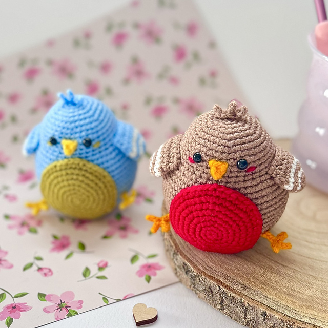 Ravelry: Rocking Robin and Bluebird - 7144 pattern by Candy Downs