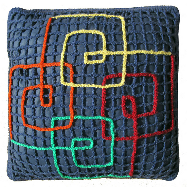 Ravelry: Cushion: Quadrille pattern by Woolly Thoughts