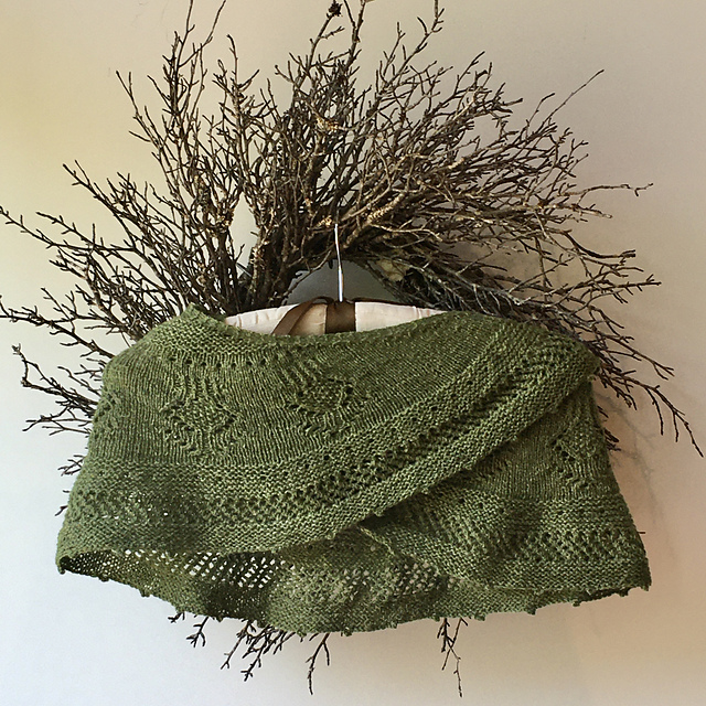Ravelry: Fiona Thistle Shawl pattern by Carolyn Holbrook