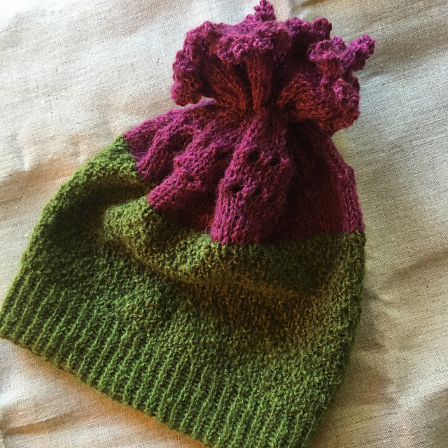 Ravelry: Whimsical Thistle Hat pattern by Carolyn Holbrook