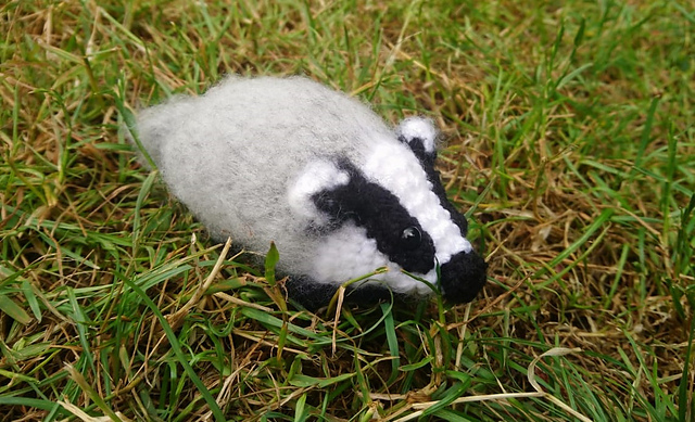 Ravelry: Broc the Woolly Badger pattern by Aoife Hardesty